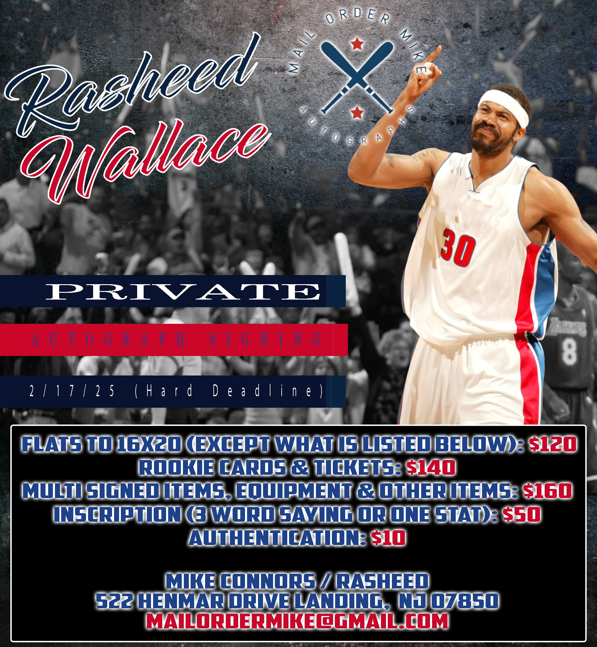 Mail Order Mike Autographs